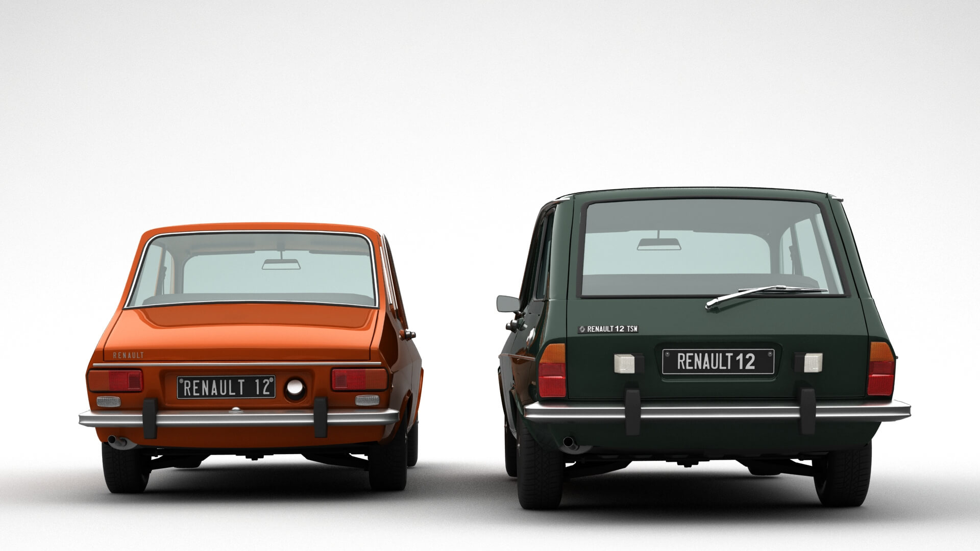 Renault 12 Tl Sedan - Break 3D Model by Carmodels3D