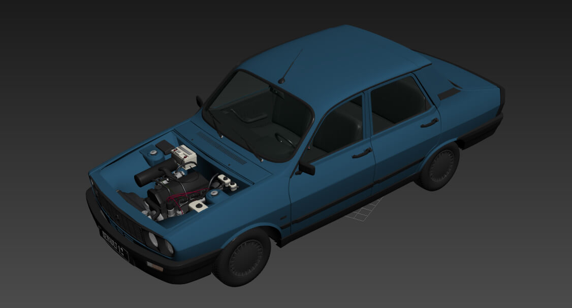 Renault 12 Toros - 3D Model by Carmodels3D