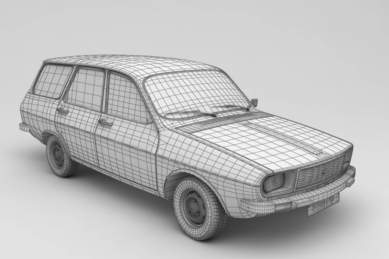 Renault 12 TS - Tsw 3D Model by Carmodels3D