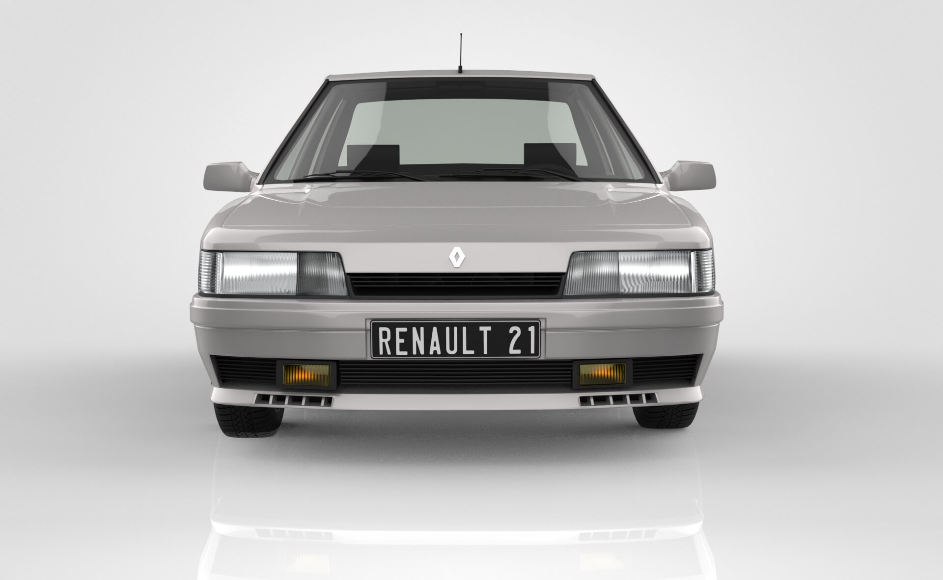 Renault 21 Turbo 1988 - 3D Model by Carmodels3D