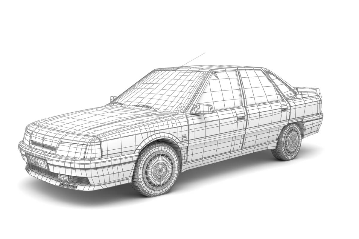 Renault 21 Turbo 1988 - 3D Model by Carmodels3D