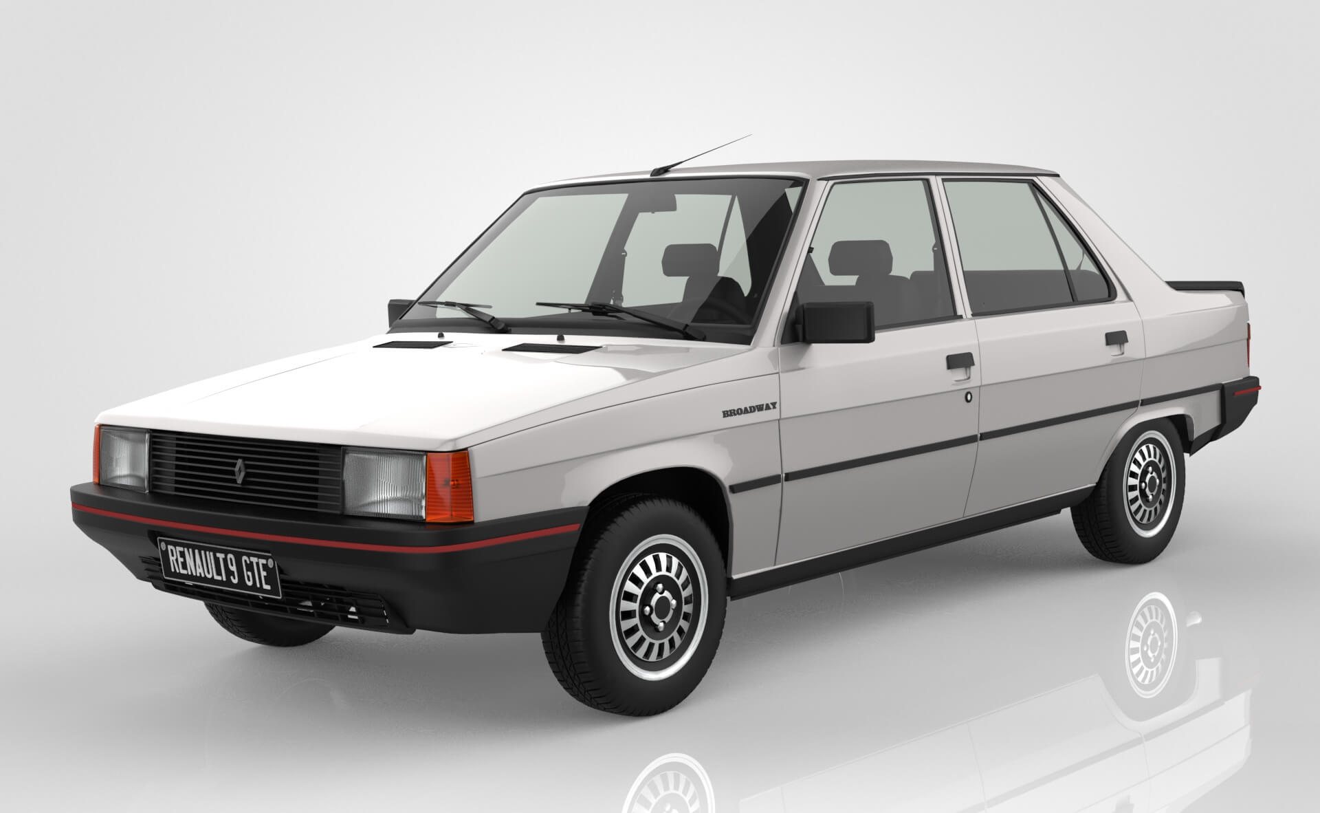 Renault 9 GTE - 3D Model by Carmodels3D