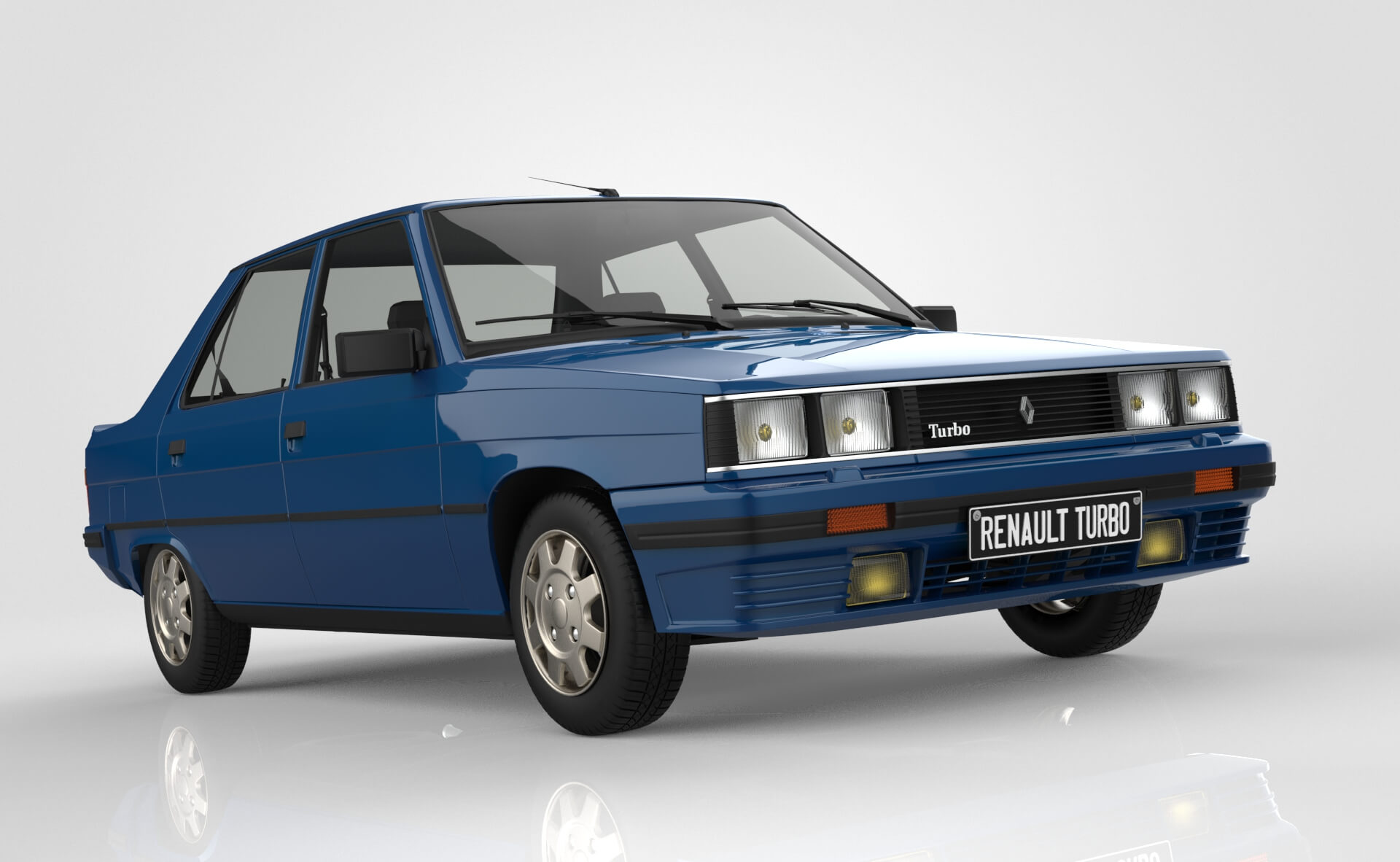 Renault 9 Turbo 1985 - 3D Model by Carmodels3D