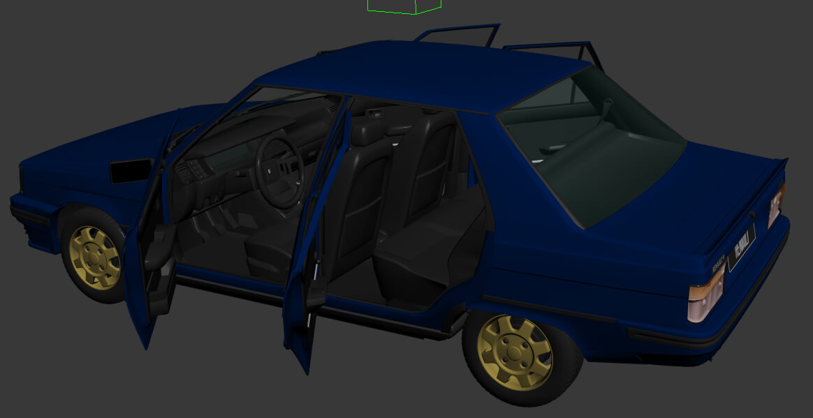 Renault 9 Turbo 1985 - 3D Model by Carmodels3D