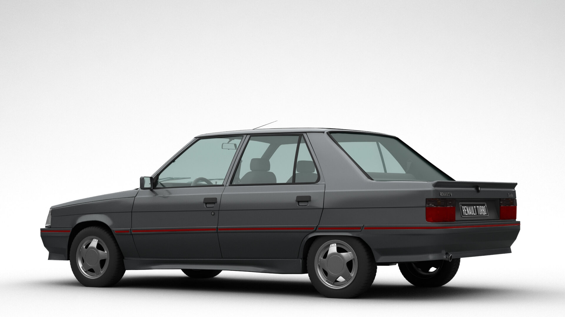 Renault 9 Turbo - 3D Model by Carmodels3D
