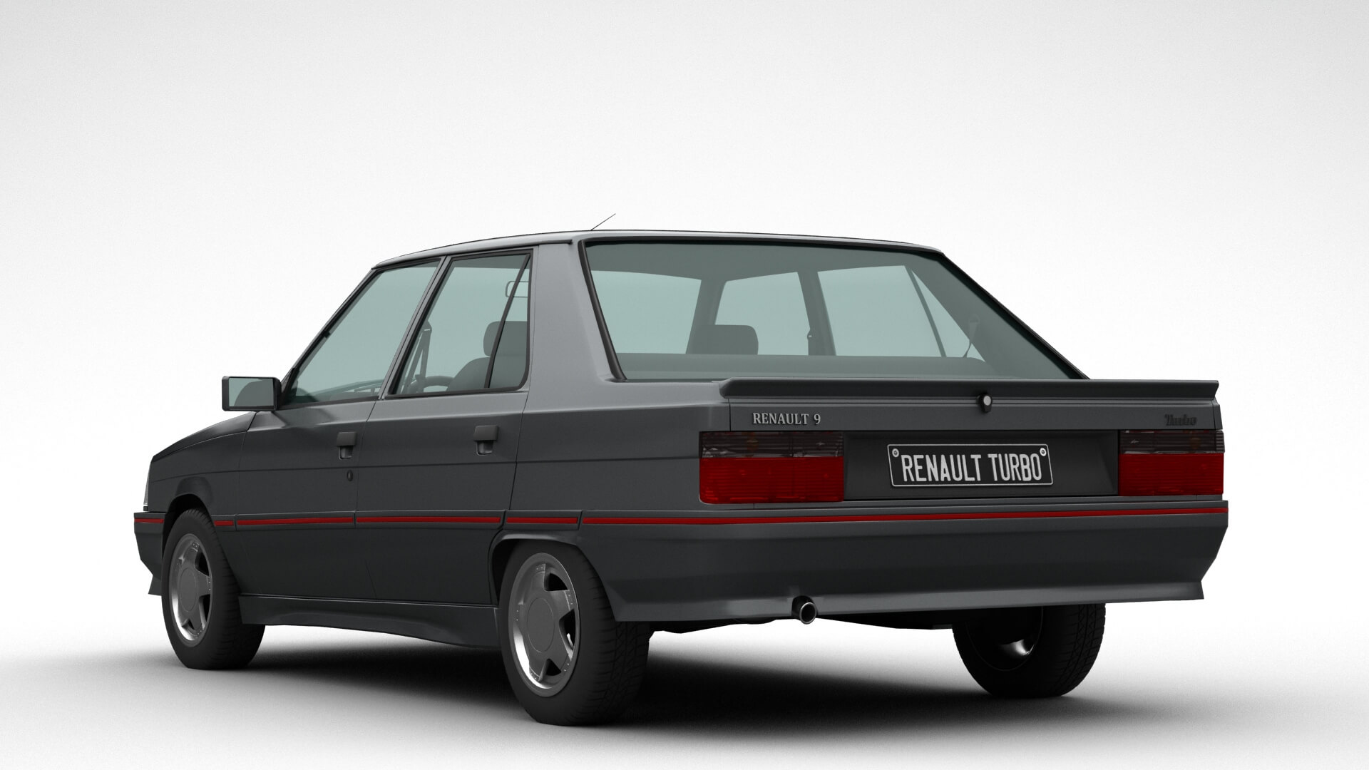 Renault 9 Turbo - 3D Model by Carmodels3D