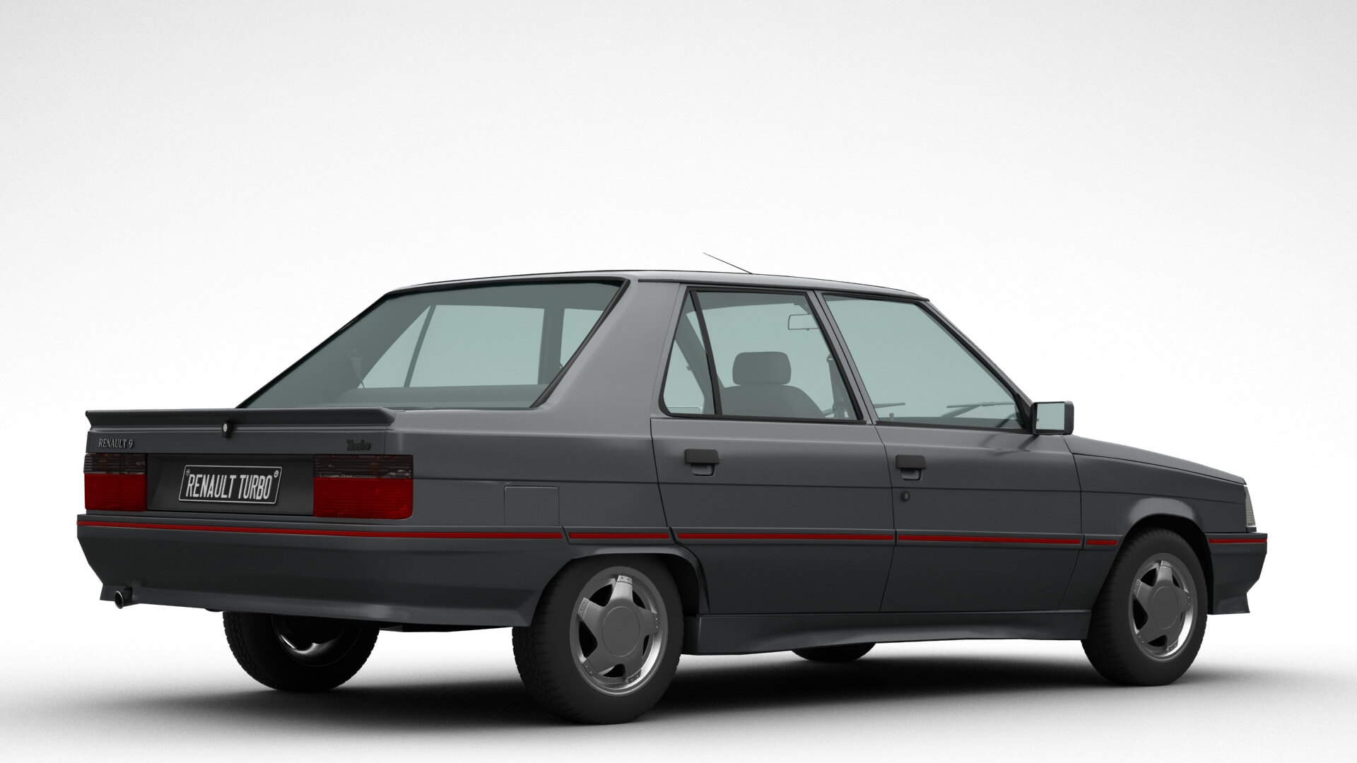 Renault 9 Turbo - 3D Model by Carmodels3D
