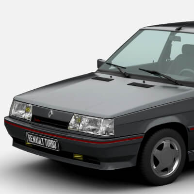 Renault 9 Turbo - 3D Model by Carmodels3D