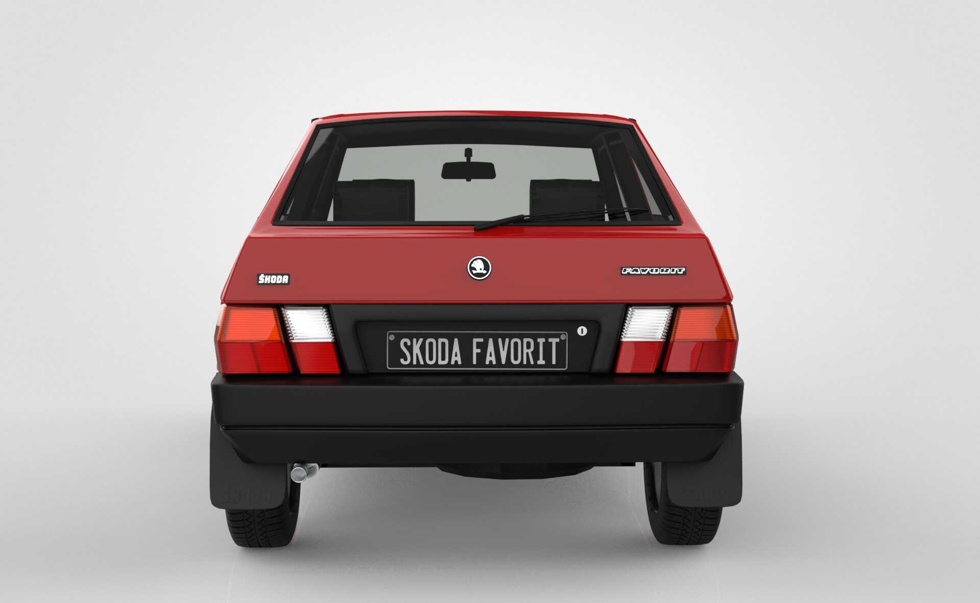 Skoda Favorit - 3D Model by Carmodels3D
