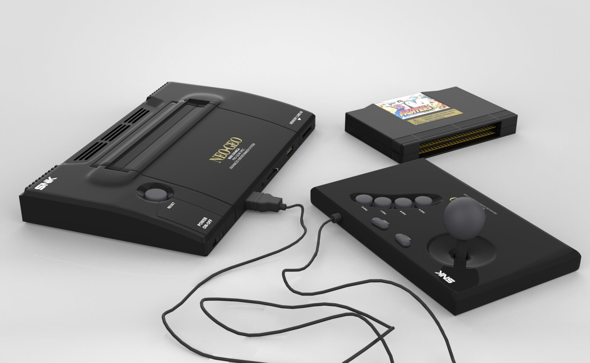 Snk Neo Geo Aes - 3D Model by Carmodels3D