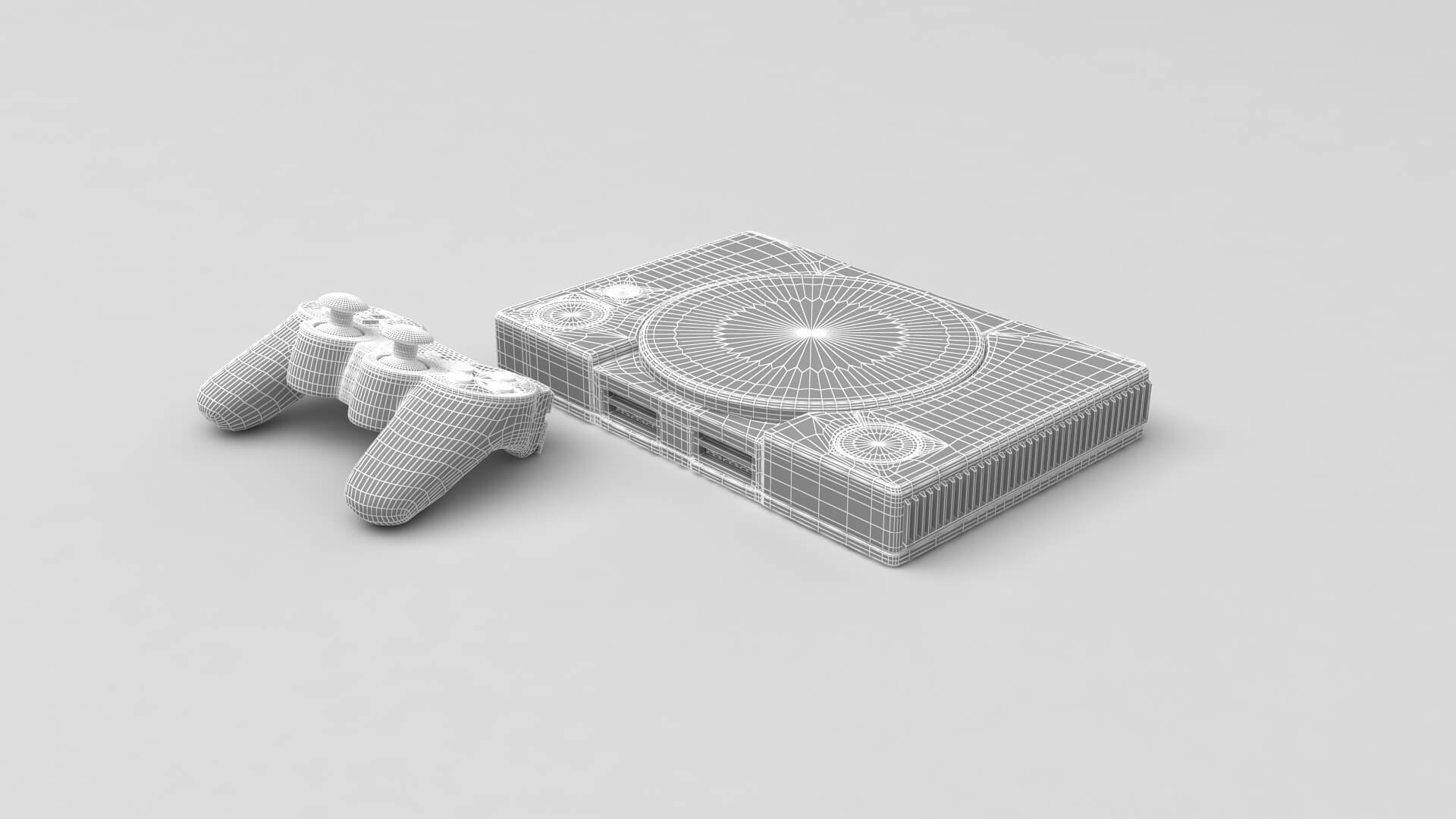Sony Playstation 1 - 3D Model by Carmodels3D
