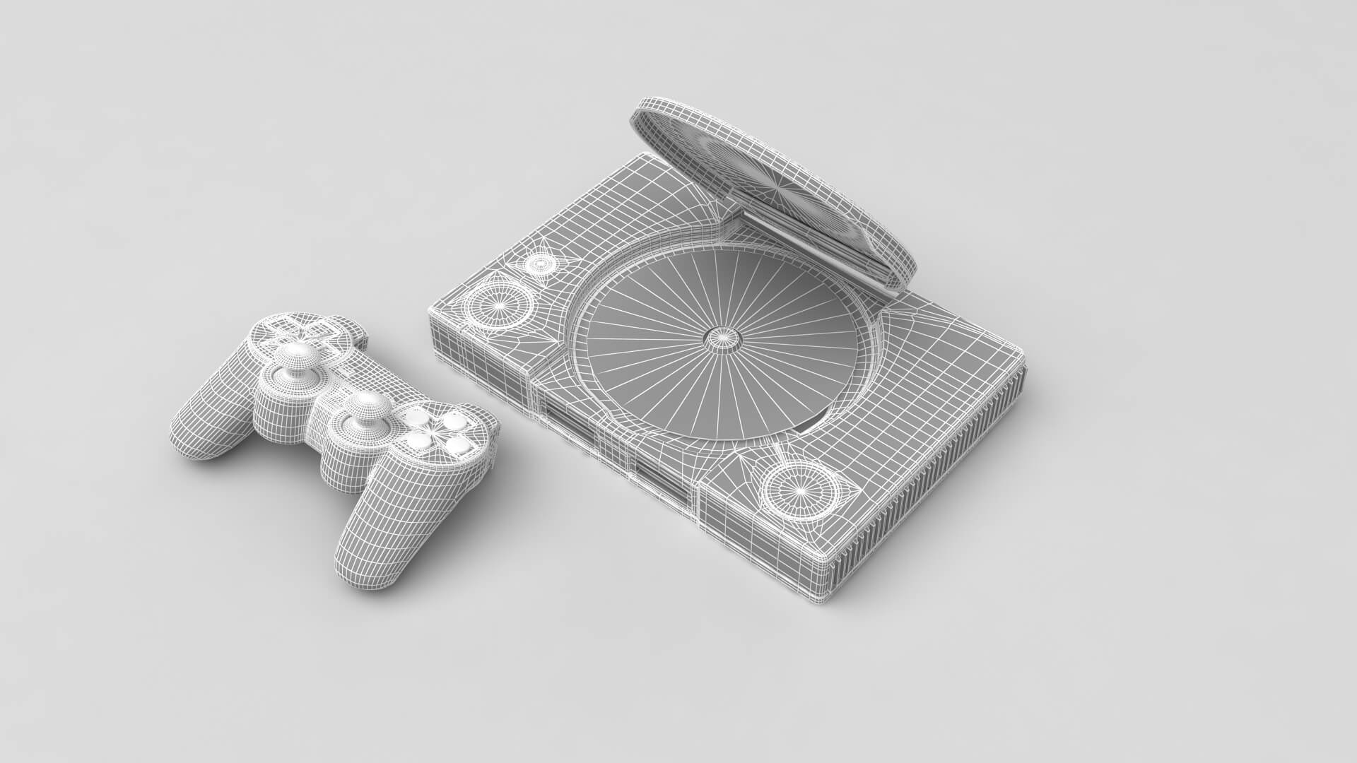Sony Playstation 1 - 3D Model by Carmodels3D