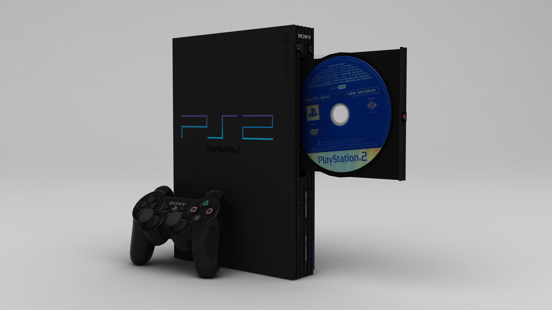 Sony Playstation 2 - 3D Model by Carmodels3D
