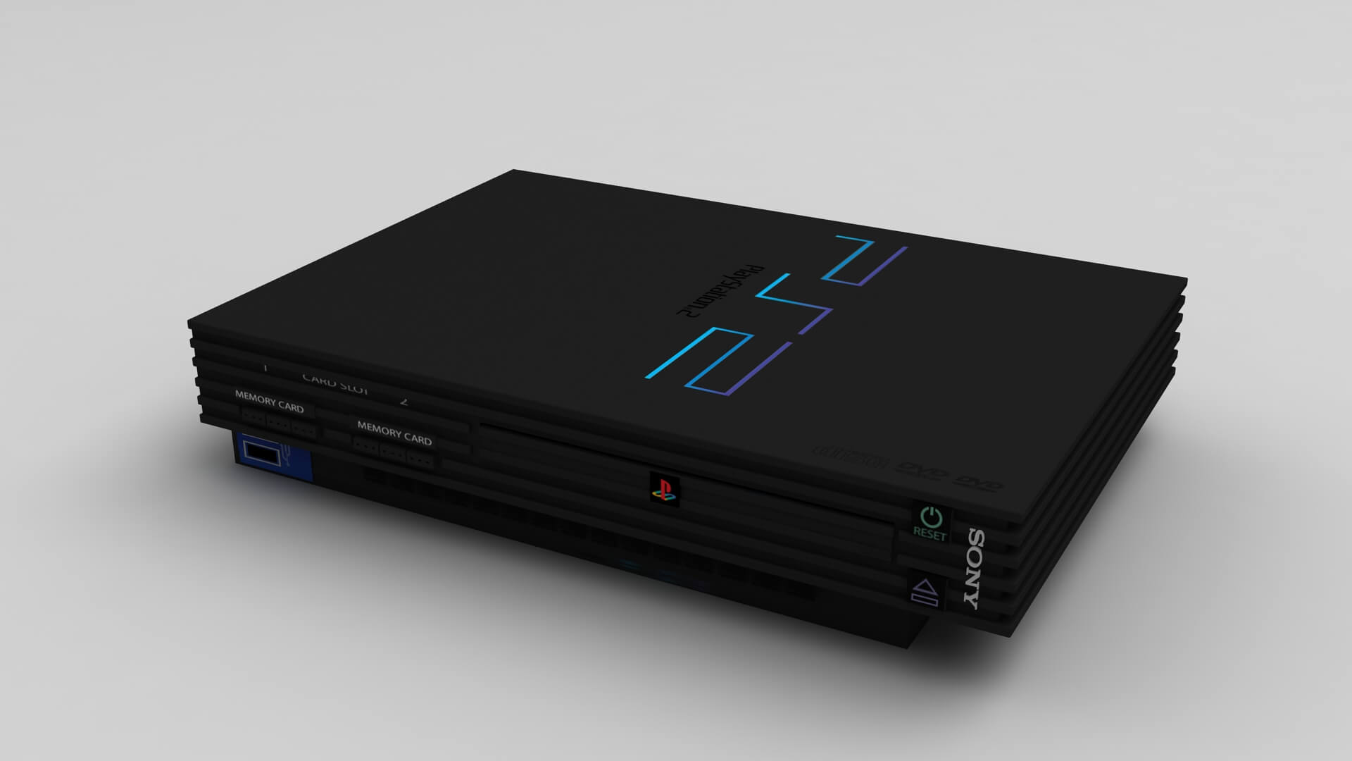 Sony Playstation 2 - 3D Model by Carmodels3D