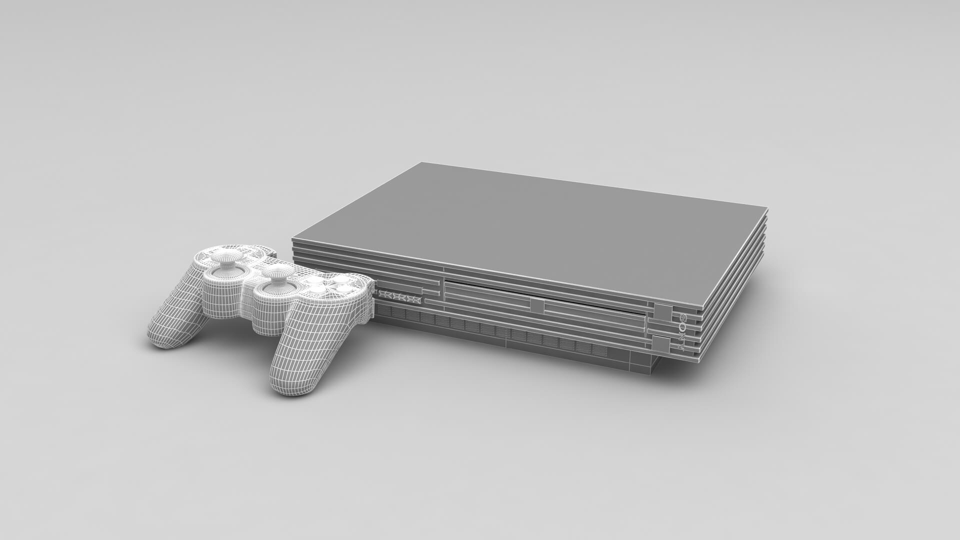 Sony Playstation 2 - 3D Model by Carmodels3D
