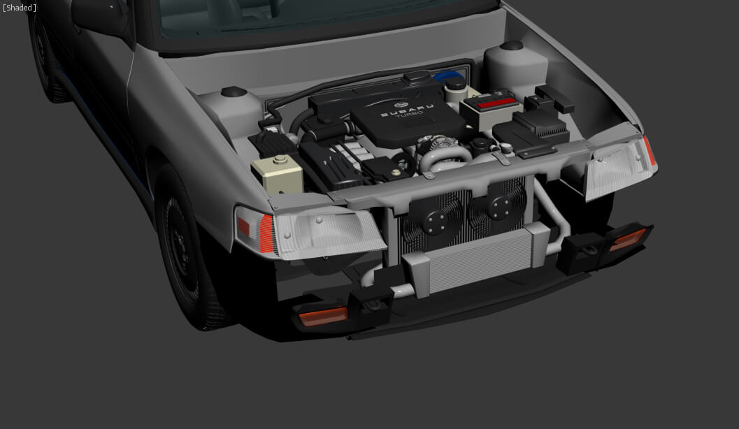 Subaru Legacy 1990 - 3D Model by Carmodels3D