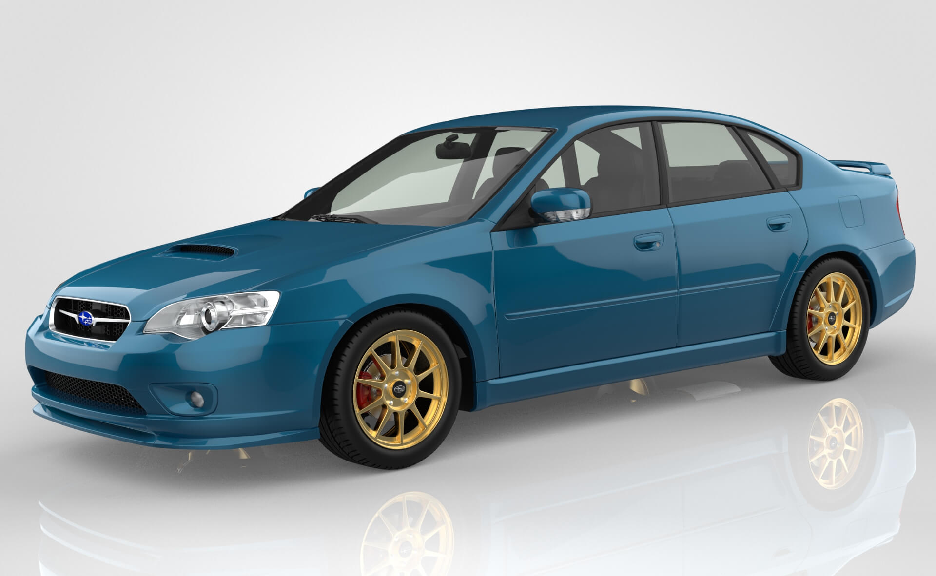 Subaru Legacy 2005 - 3D Model by Carmodels3D