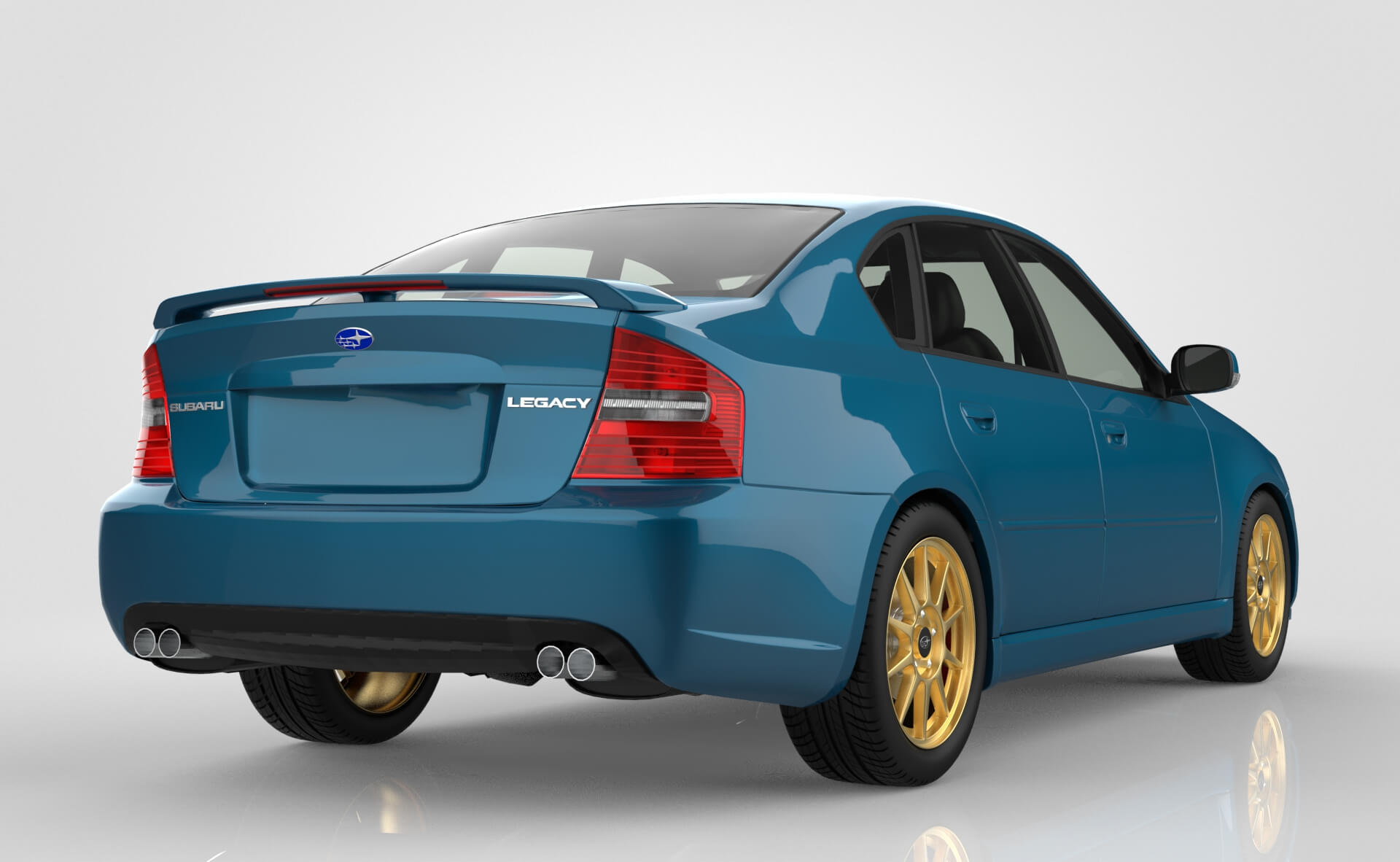 Subaru Legacy 2005 - 3D Model by Carmodels3D