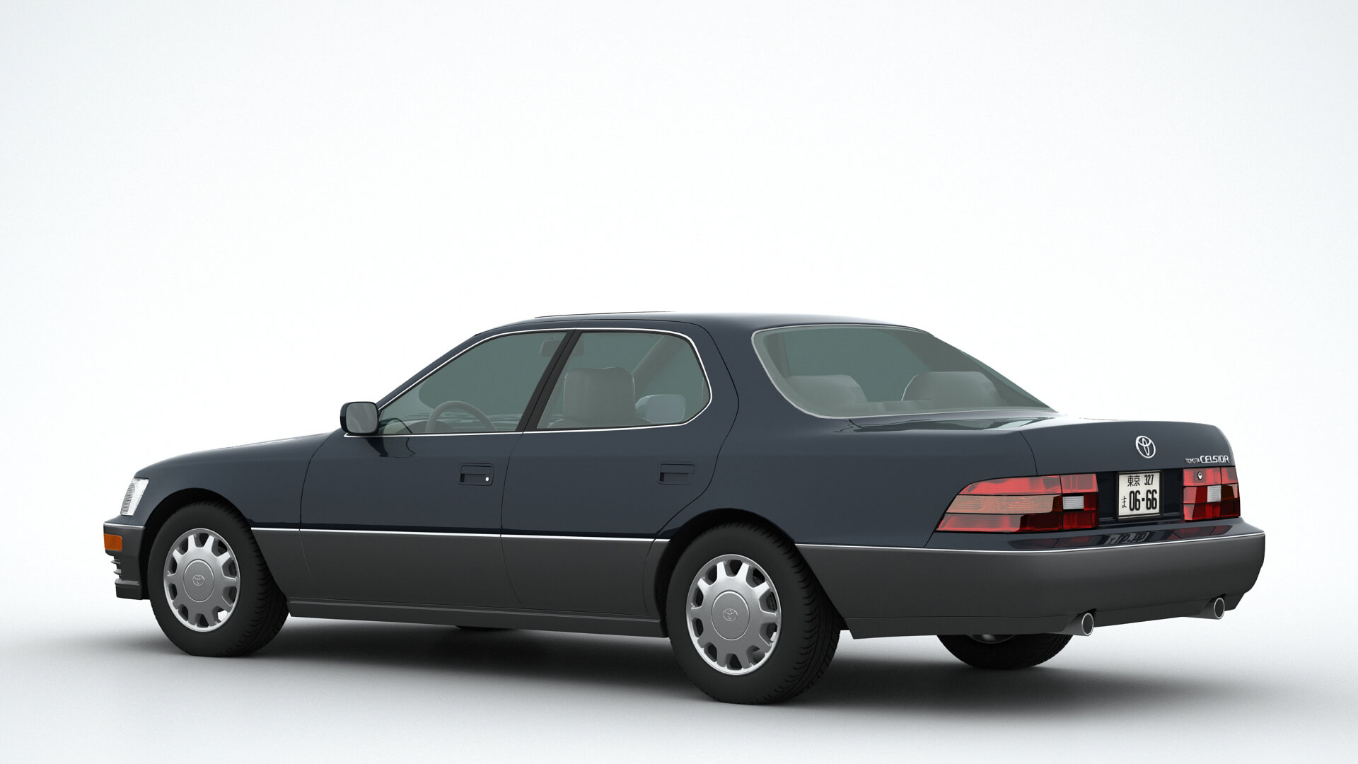 Toyota Celsior 1989 - 3D Model by Carmodels3D