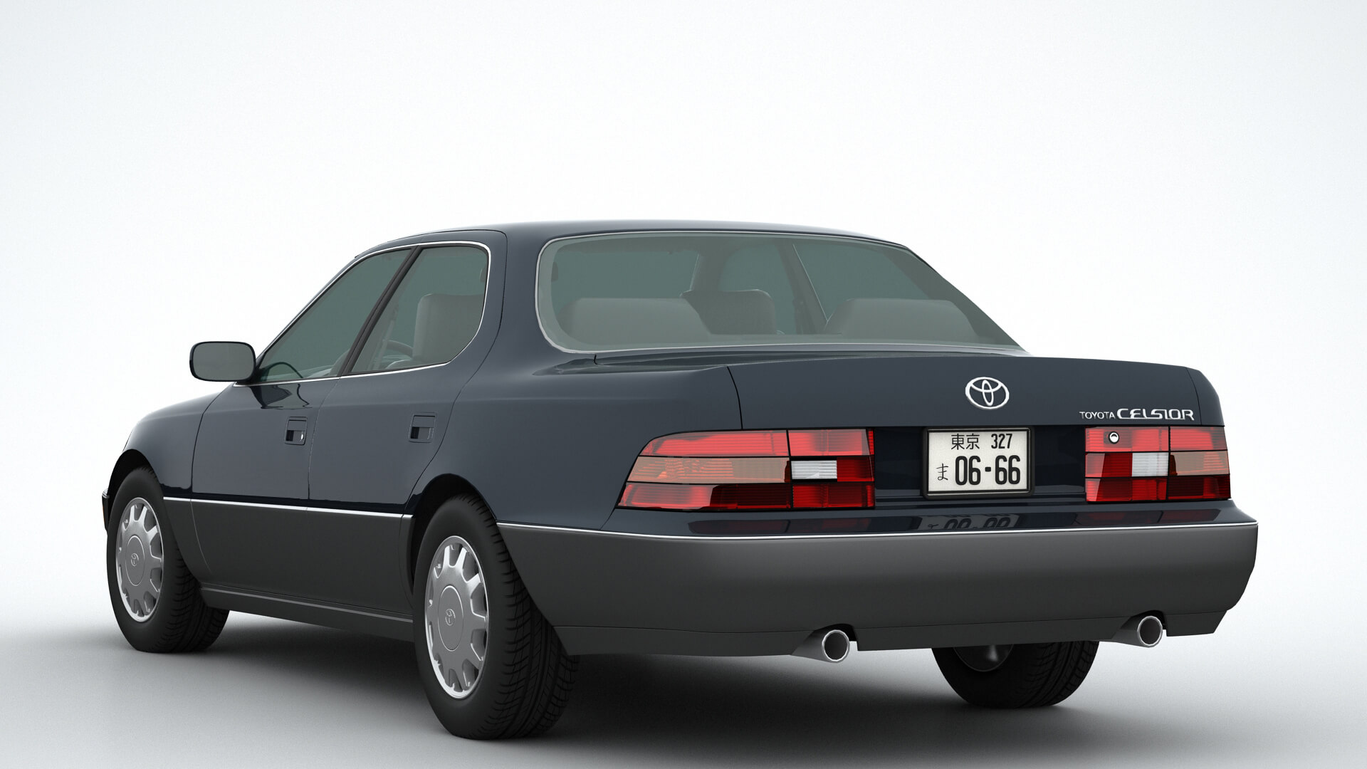 Toyota Celsior 1989 - 3D Model by Carmodels3D