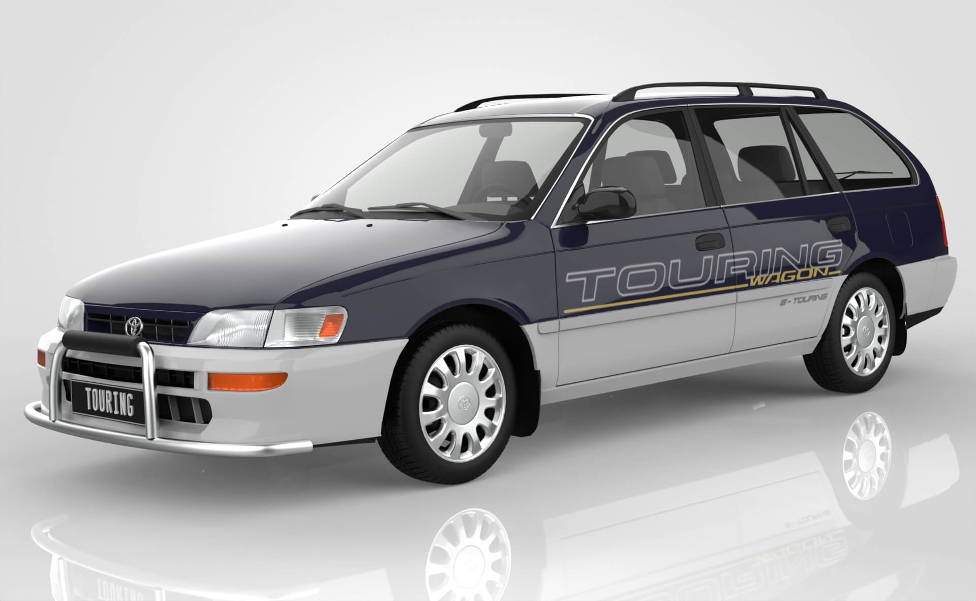 Toyota Corolla G-Touring Wagon 3D Model by Carmodels3D