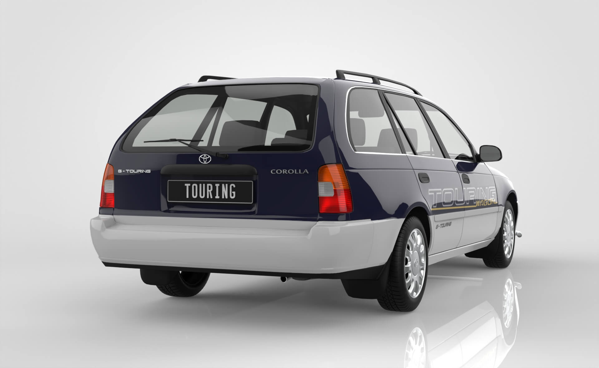 Toyota Corolla G-Touring Wagon 3D Model by Carmodels3D