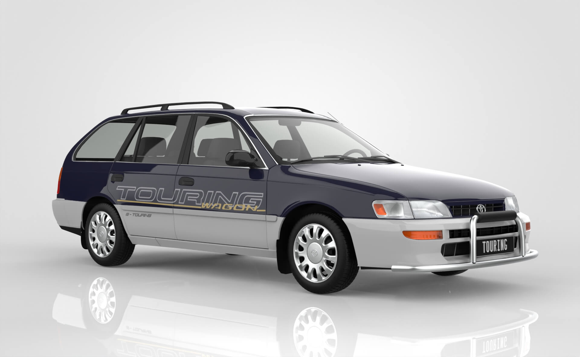 Toyota Corolla G-Touring Wagon 3D Model by Carmodels3D