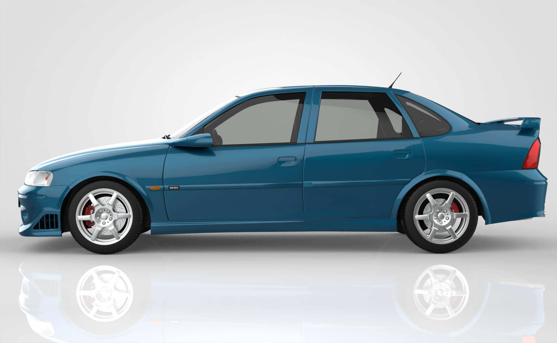 Vauxhall Vectra B GSI - 3D Model by Carmodels3D