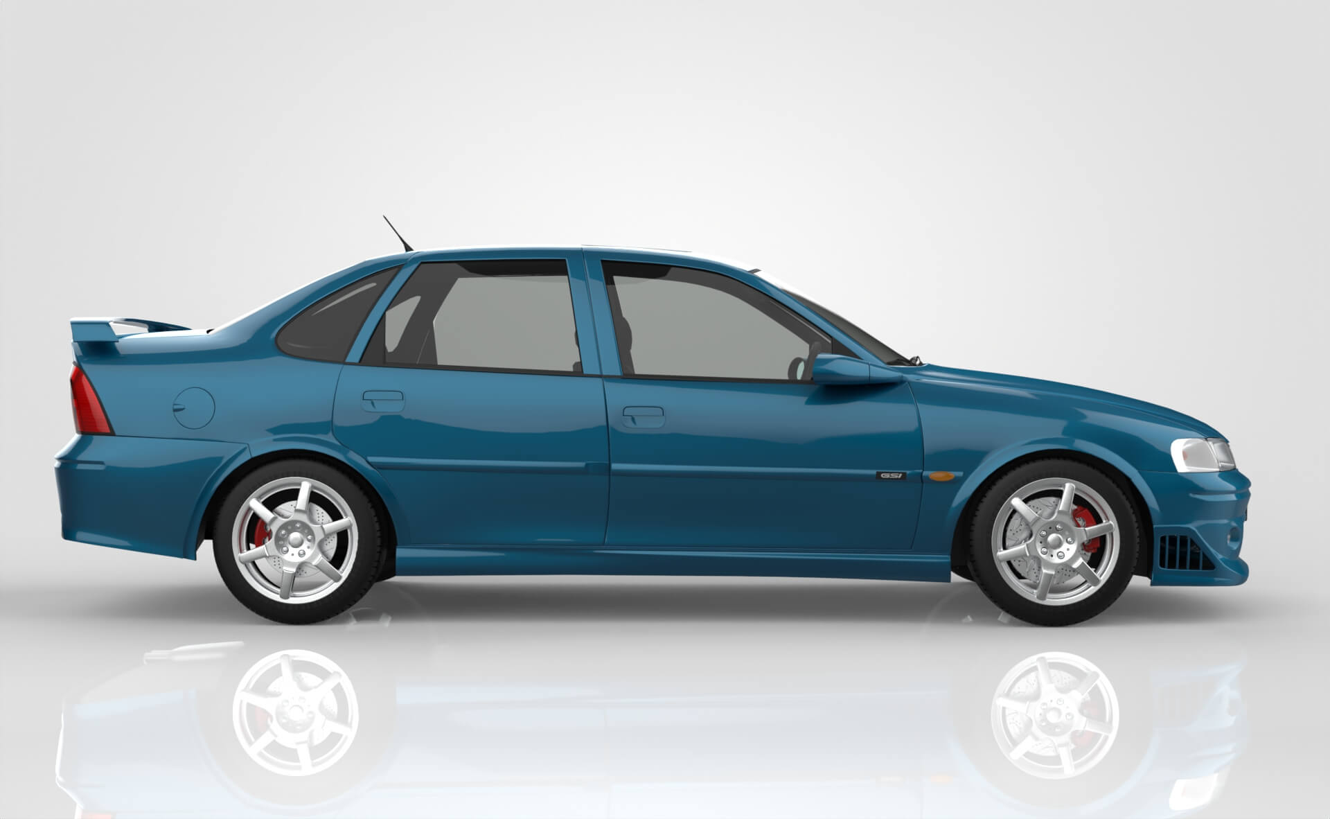 Vauxhall Vectra B GSI - 3D Model by Carmodels3D