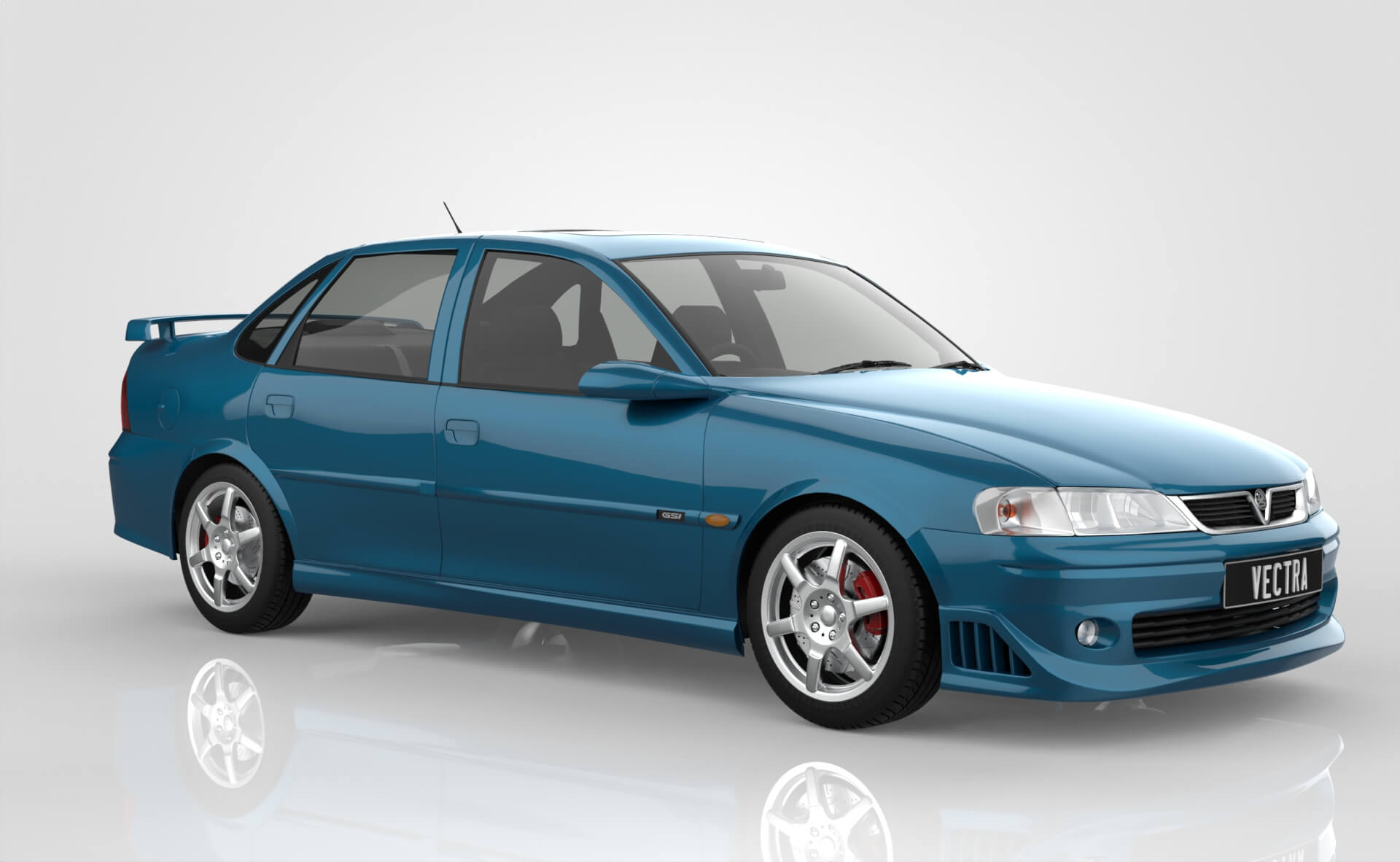 Vauxhall Vectra B GSI - 3D Model by Carmodels3D