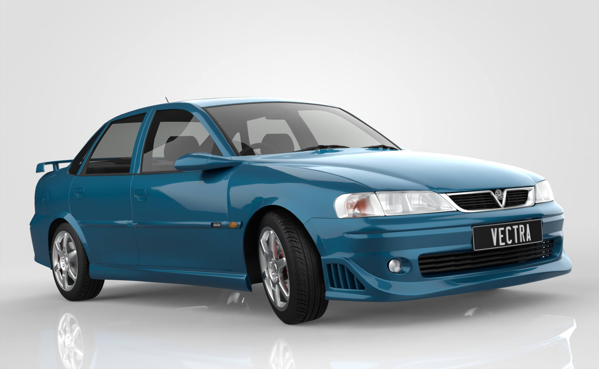 Vauxhall Vectra B GSI - 3D Model by Carmodels3D
