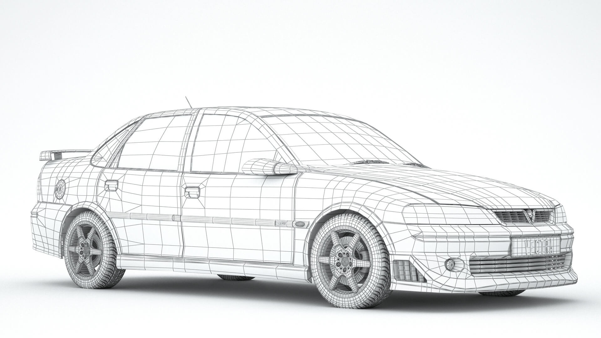 Vauxhall Vectra B GSI - 3D Model by Carmodels3D
