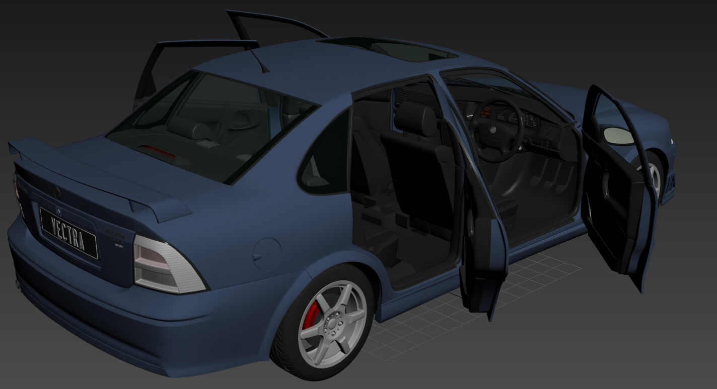 Vauxhall Vectra B GSI - 3D Model by Carmodels3D