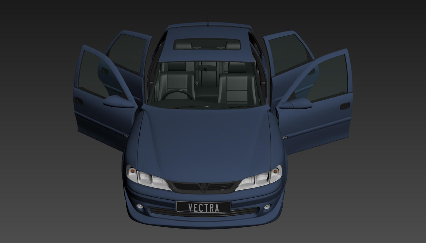Vauxhall Vectra B GSI - 3D Model by Carmodels3D