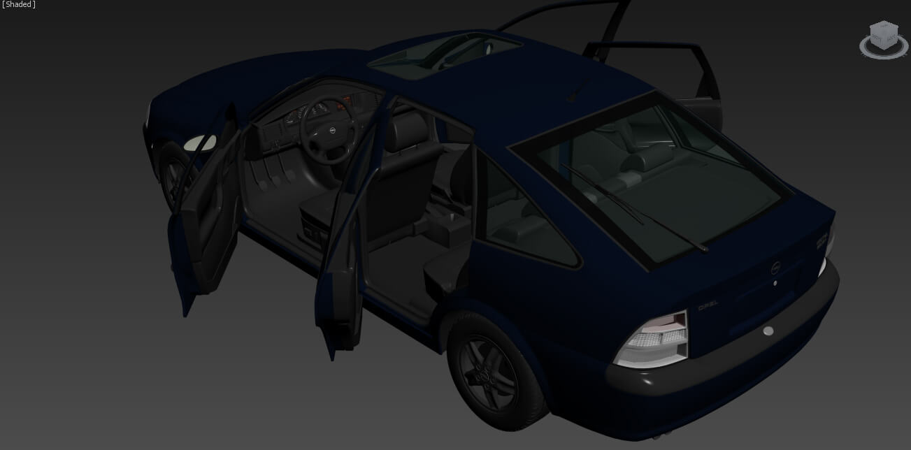 Vauxhall Vectra B HB 1996 - 3D Model by Carmodels3D