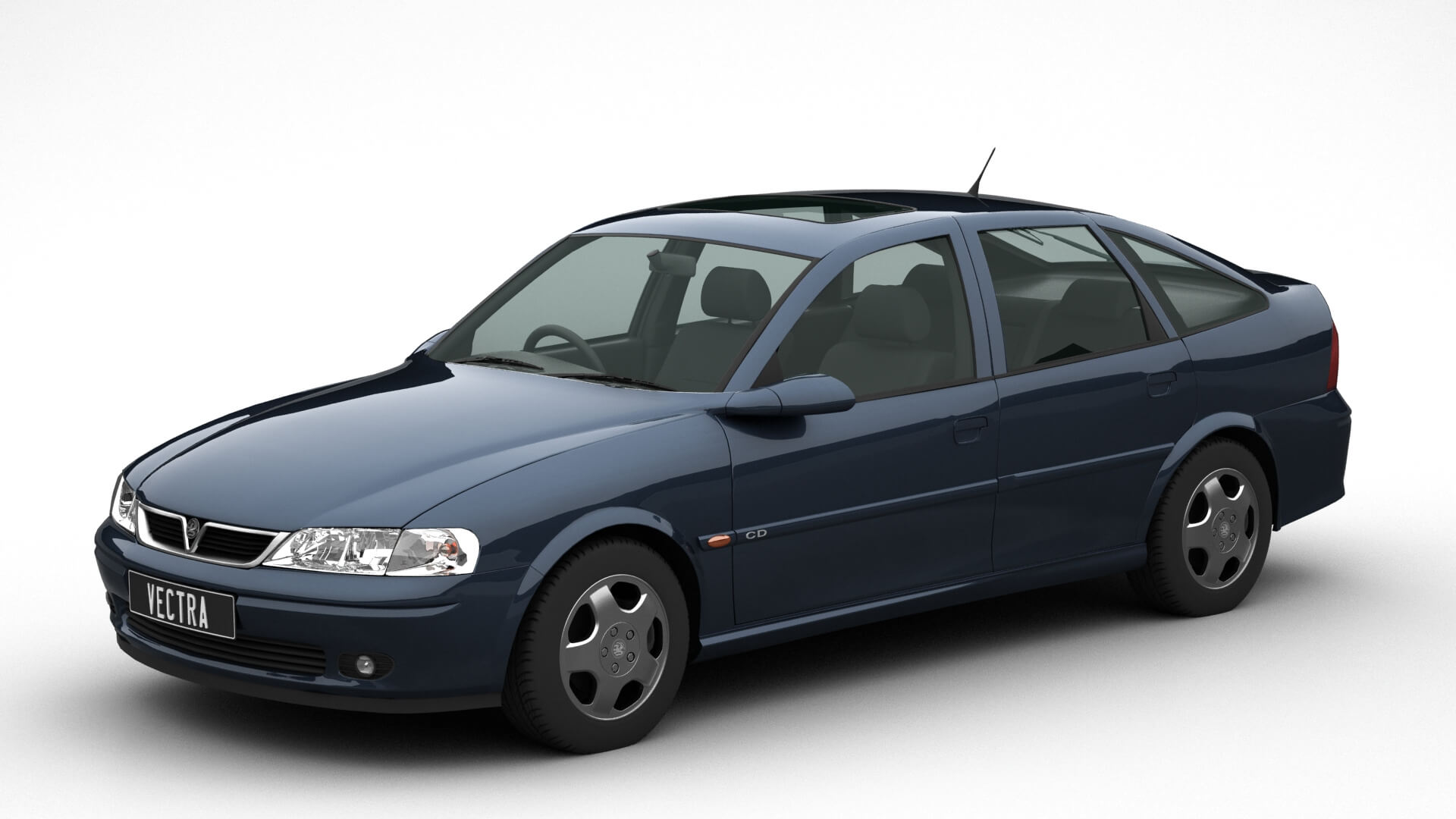 Vauxhall Vectra B HB Facelift - 3D Model by Carmodels3D