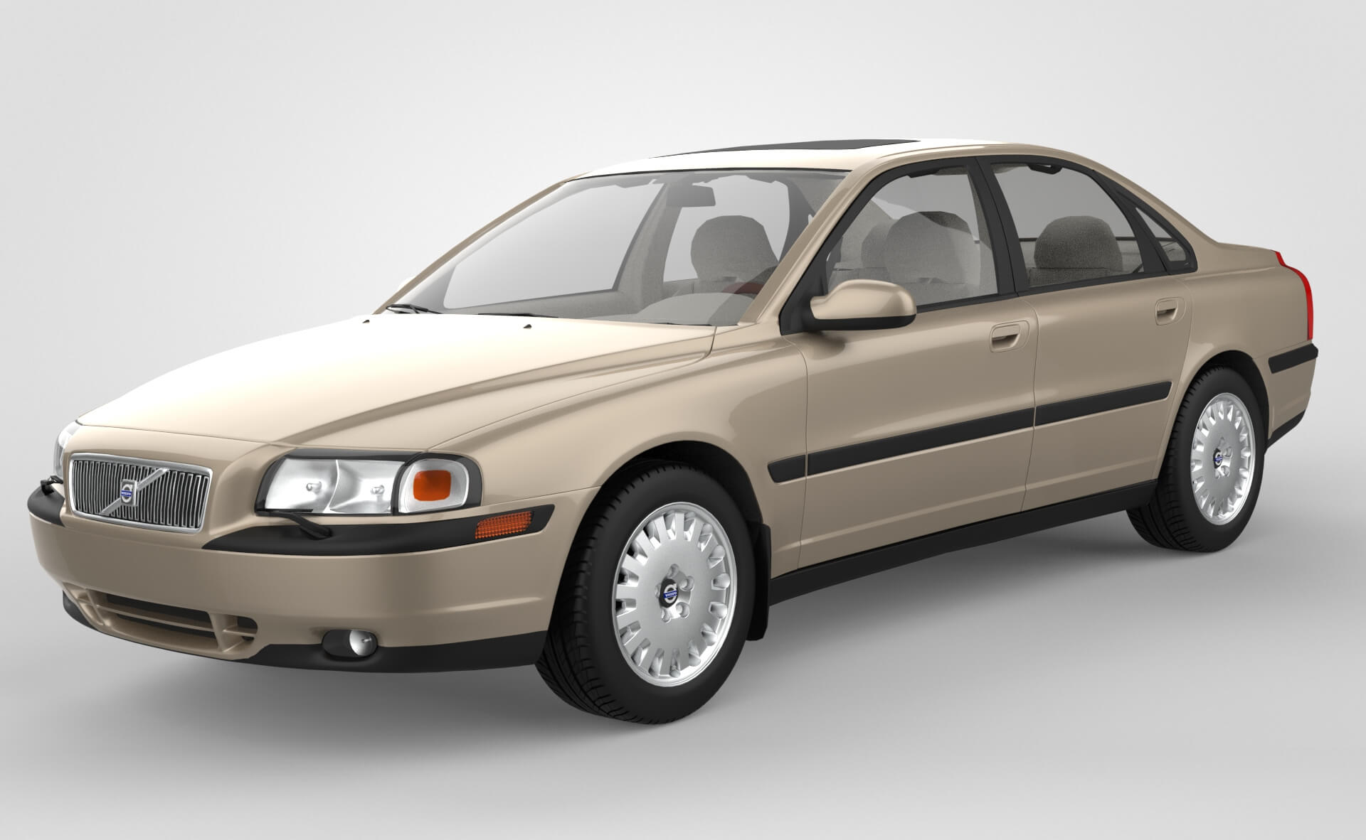 Volvo S80 T5 - 3D Model by Carmodels3D