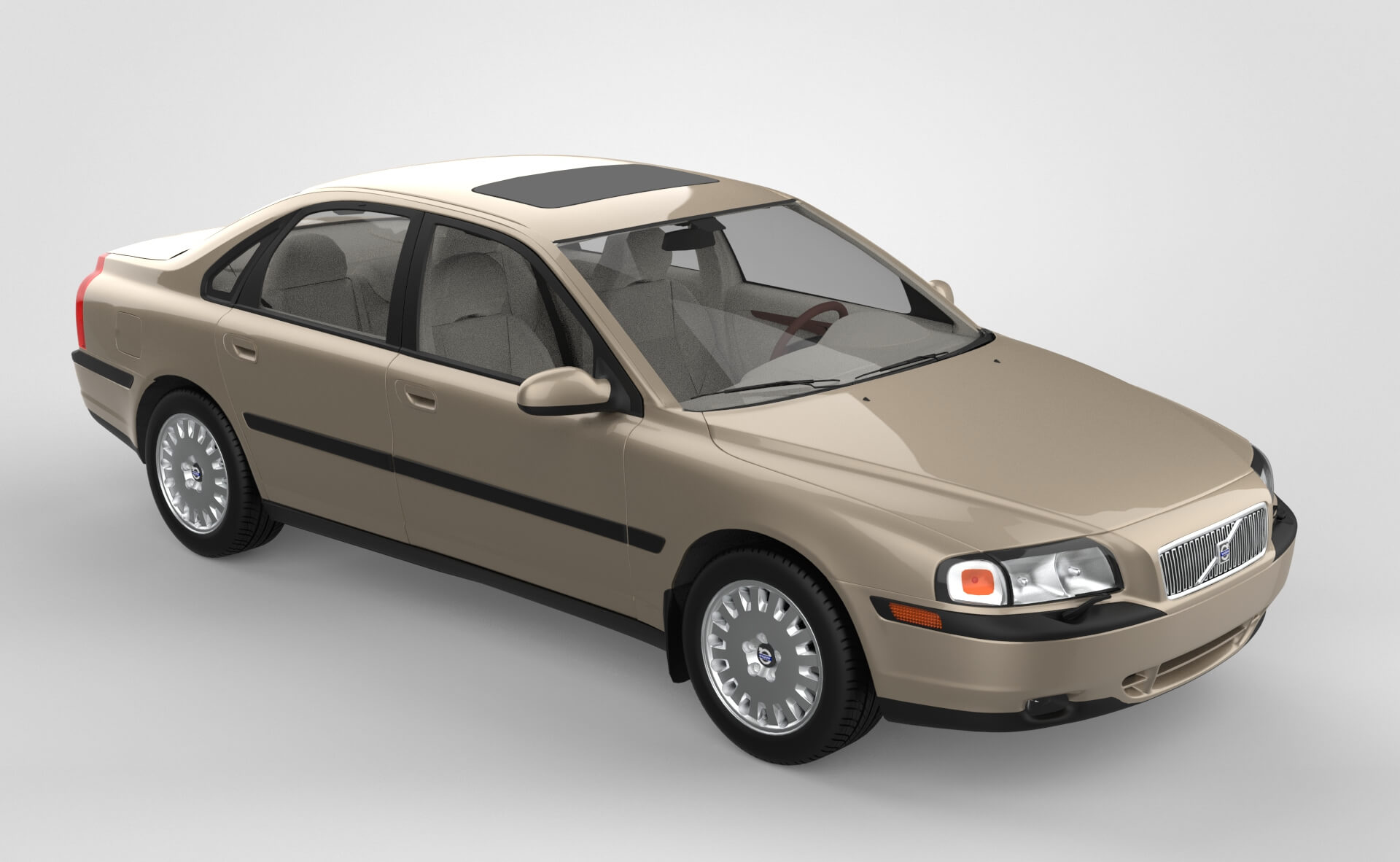Volvo S80 T5 - 3D Model by Carmodels3D