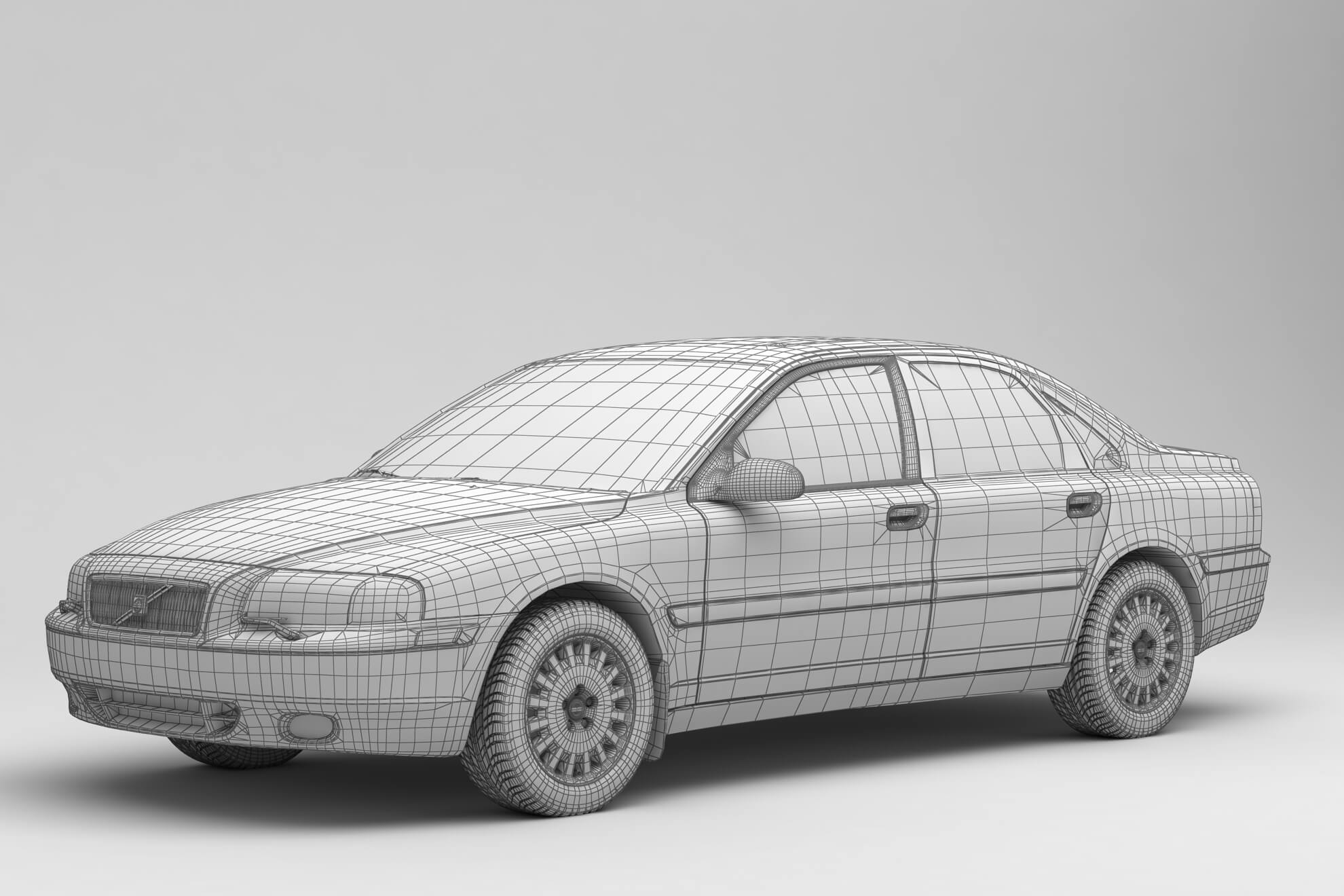 Volvo S80 T5 - 3D Model by Carmodels3D