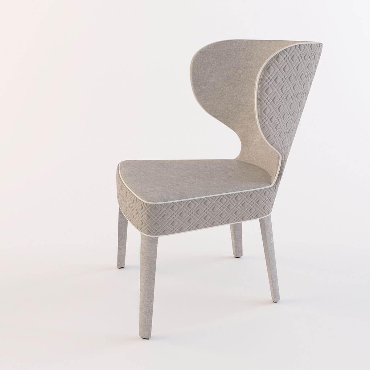Aida Chair By Nella Vetrina - 3D Model by Carpenter_m