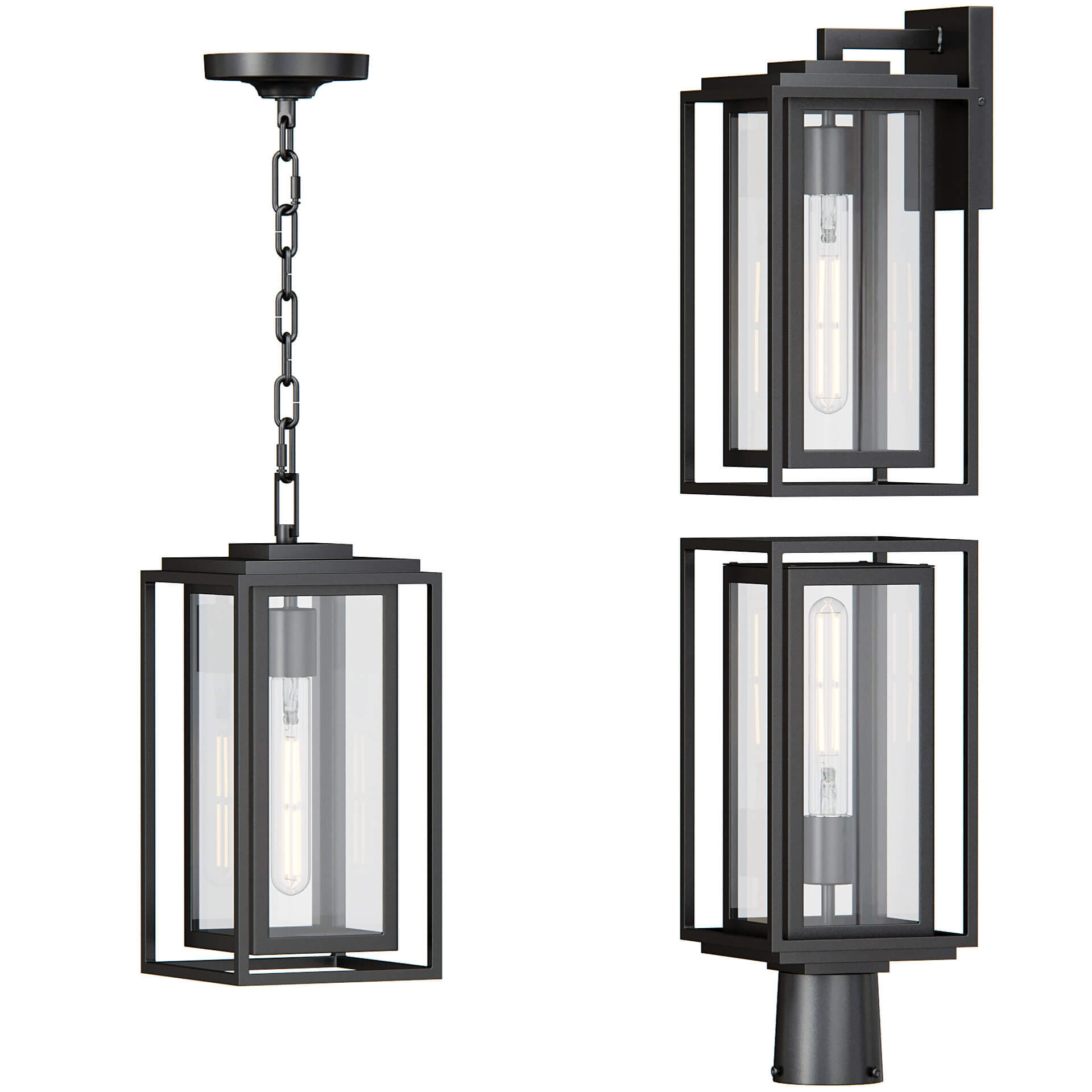 Cabana Exterior Lamps by Maxim Lighting - 3D Model by Carpenter_m