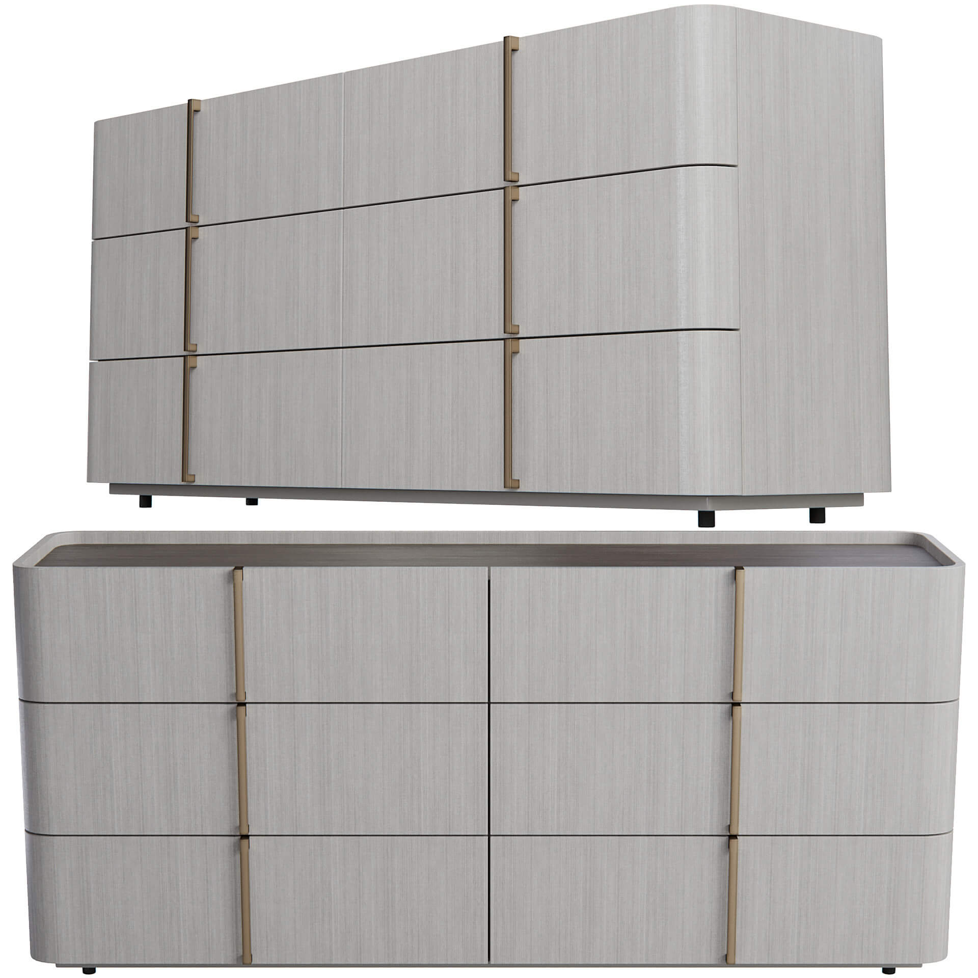 Jamille Dresser by Sunpan - 3D Model by Carpenter_m