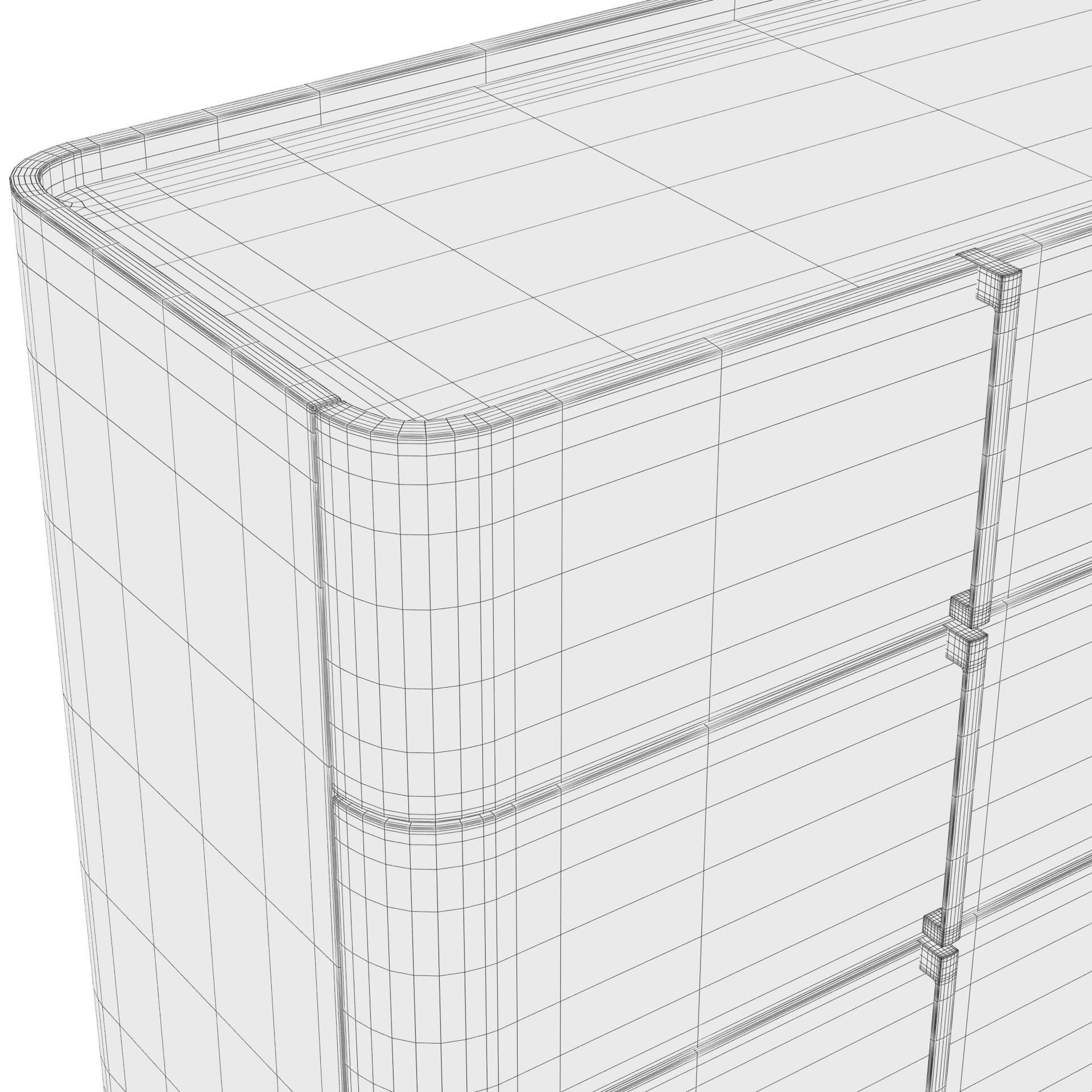 Jamille Dresser by Sunpan - 3D Model by Carpenter_m