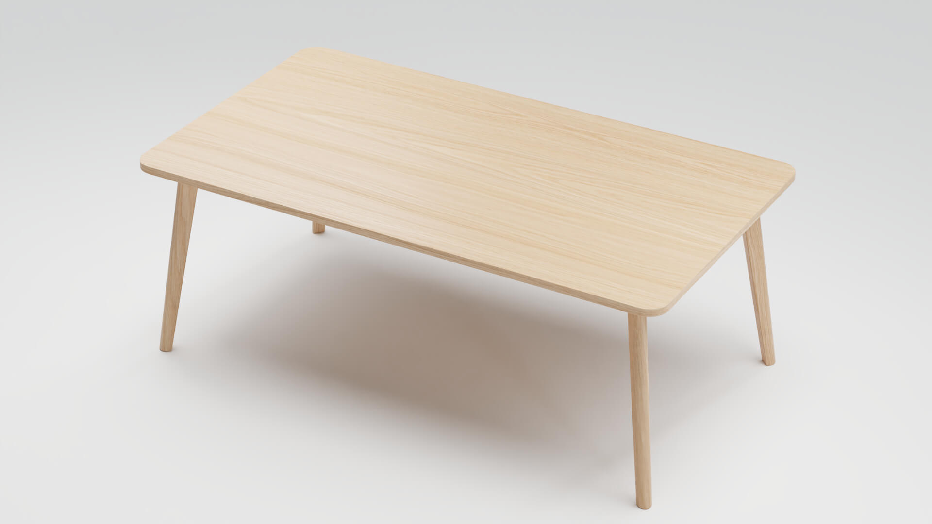 Ash Veneer LISABO IKEA Table Collection - 3D Model by Casa-3D