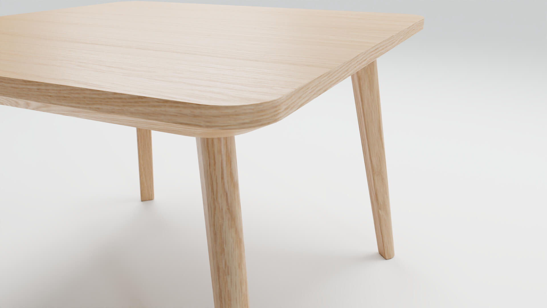 Ash Veneer LISABO IKEA Table Collection - 3D Model by Casa-3D