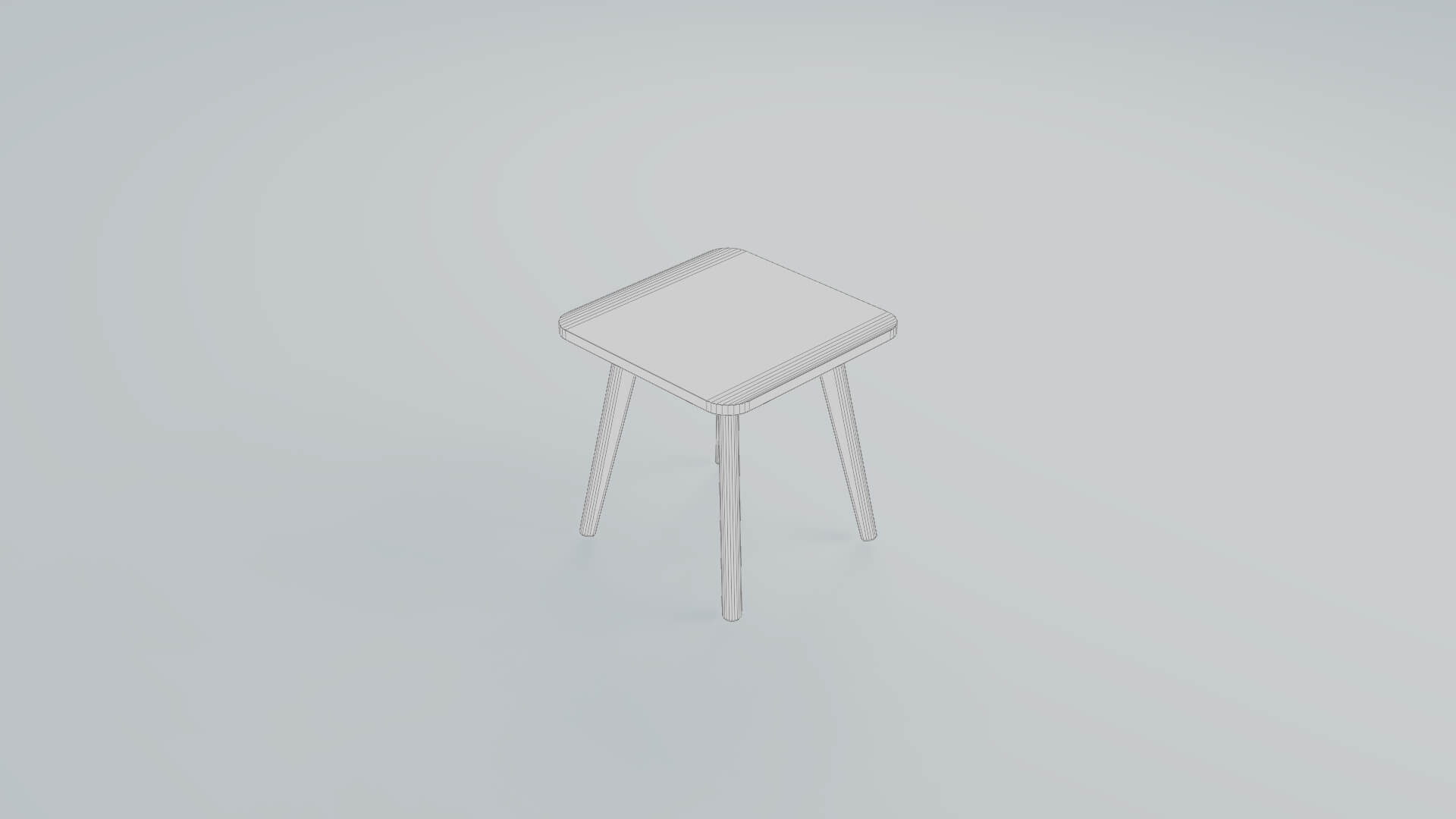 Ash Veneer LISABO IKEA Table Collection - 3D Model by Casa-3D