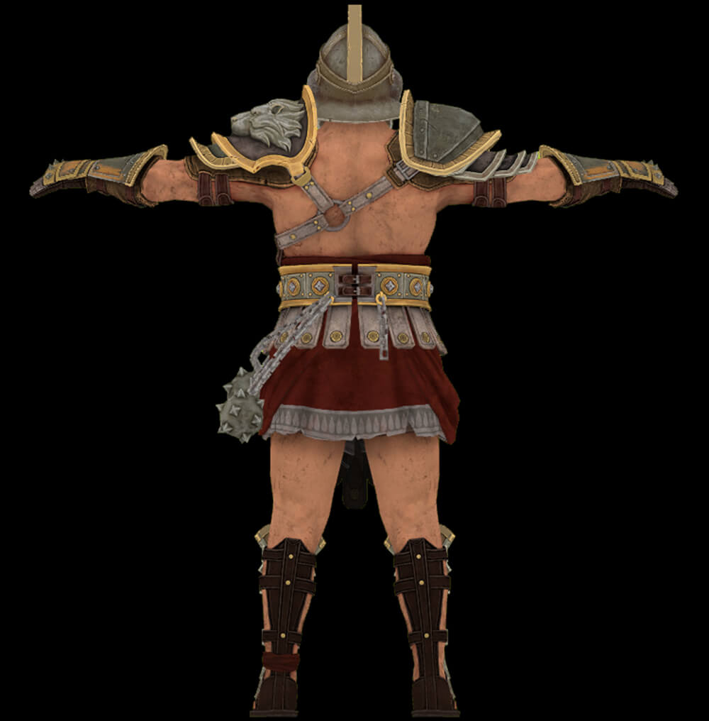 Shadow Fight Arena - Ironclad Free 3D Model by Cascadeur_official