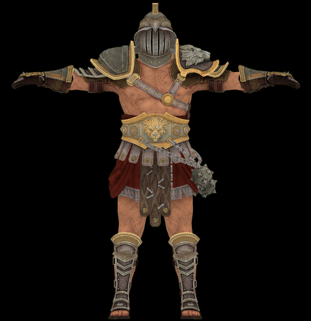 Shadow Fight Arena - Ironclad Free 3D Model by Cascadeur_official