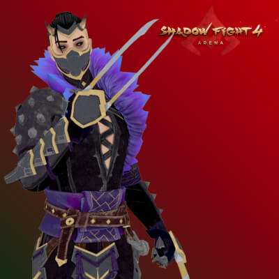 Shadow Fight Arena - Lynx Free 3D Model by Cascadeur_official