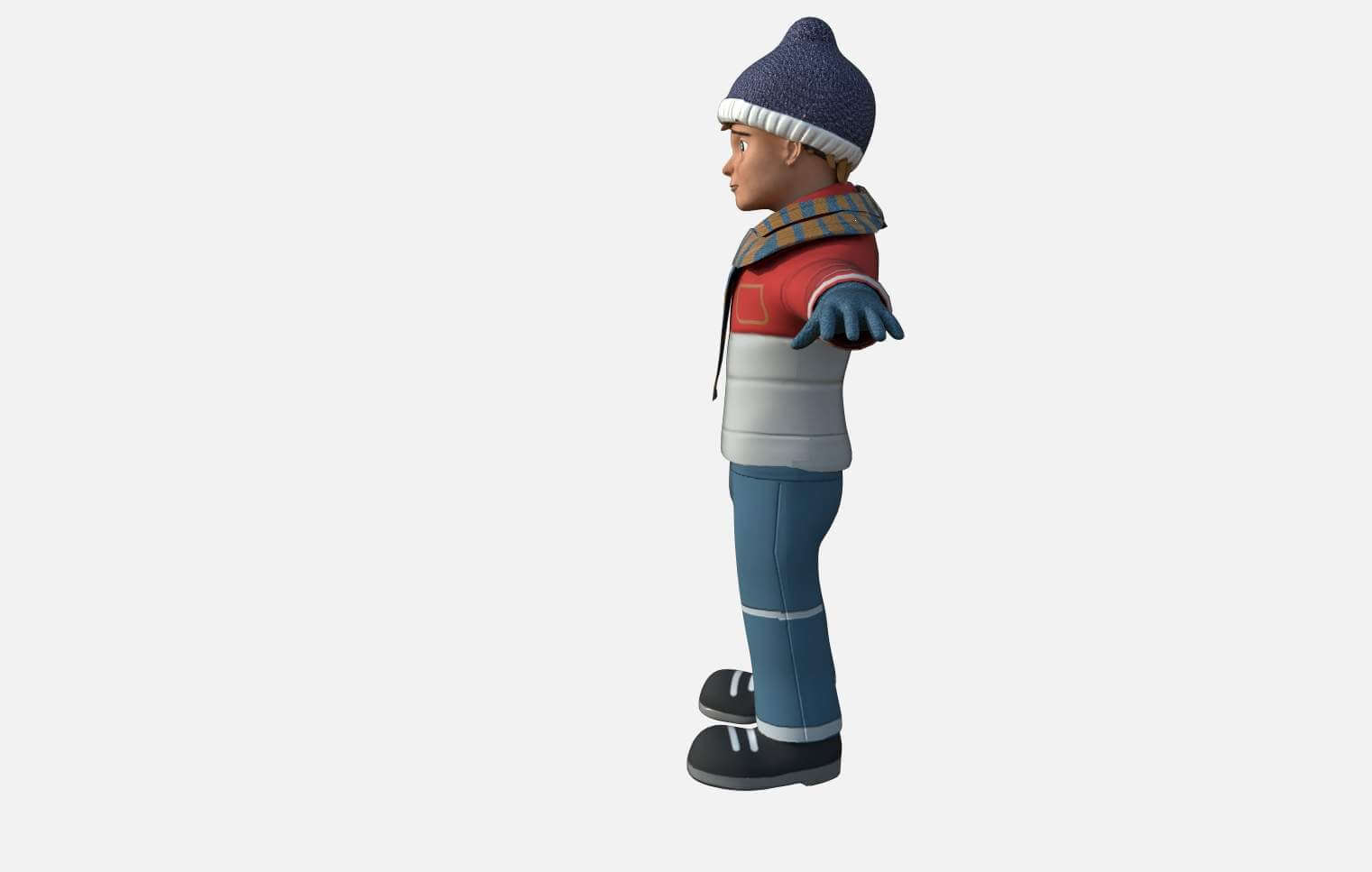 Kid Character - 3D Model by castleblack